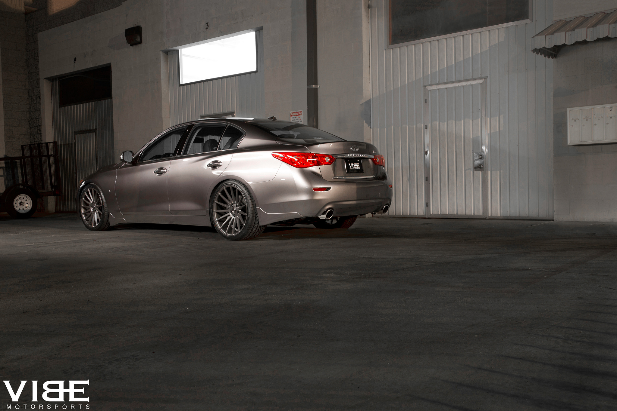 Stance Wheels SC-7 Slate Grey on Infiniti Q50